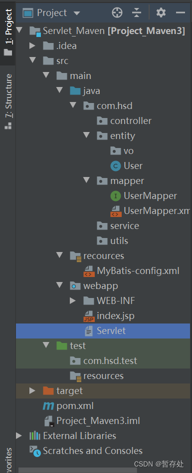 IDEA创建项目-分层思想_idea中mapper是什么意思-CSDN博客