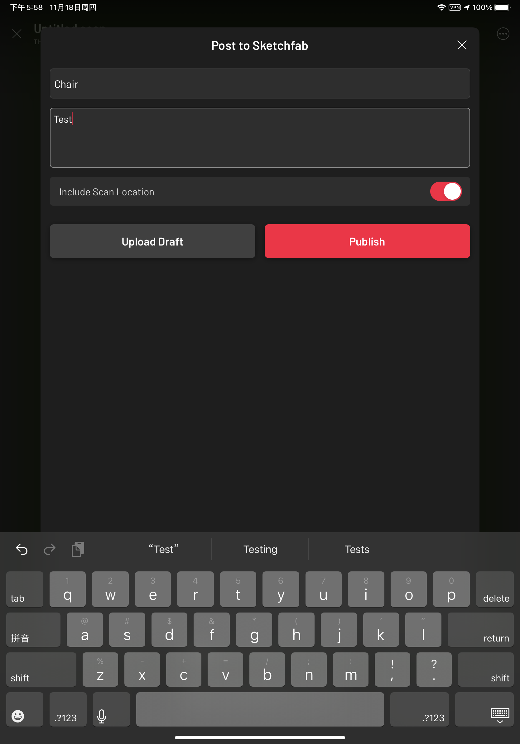 scaniverse扫描+sketchfab下载教程-CSDN博客