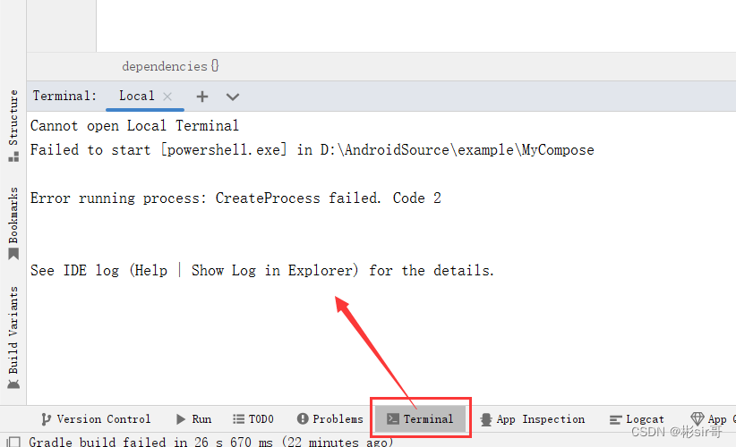 Android Studio Terminal无法输入命令的解决问题_android terminal-CSDN博客