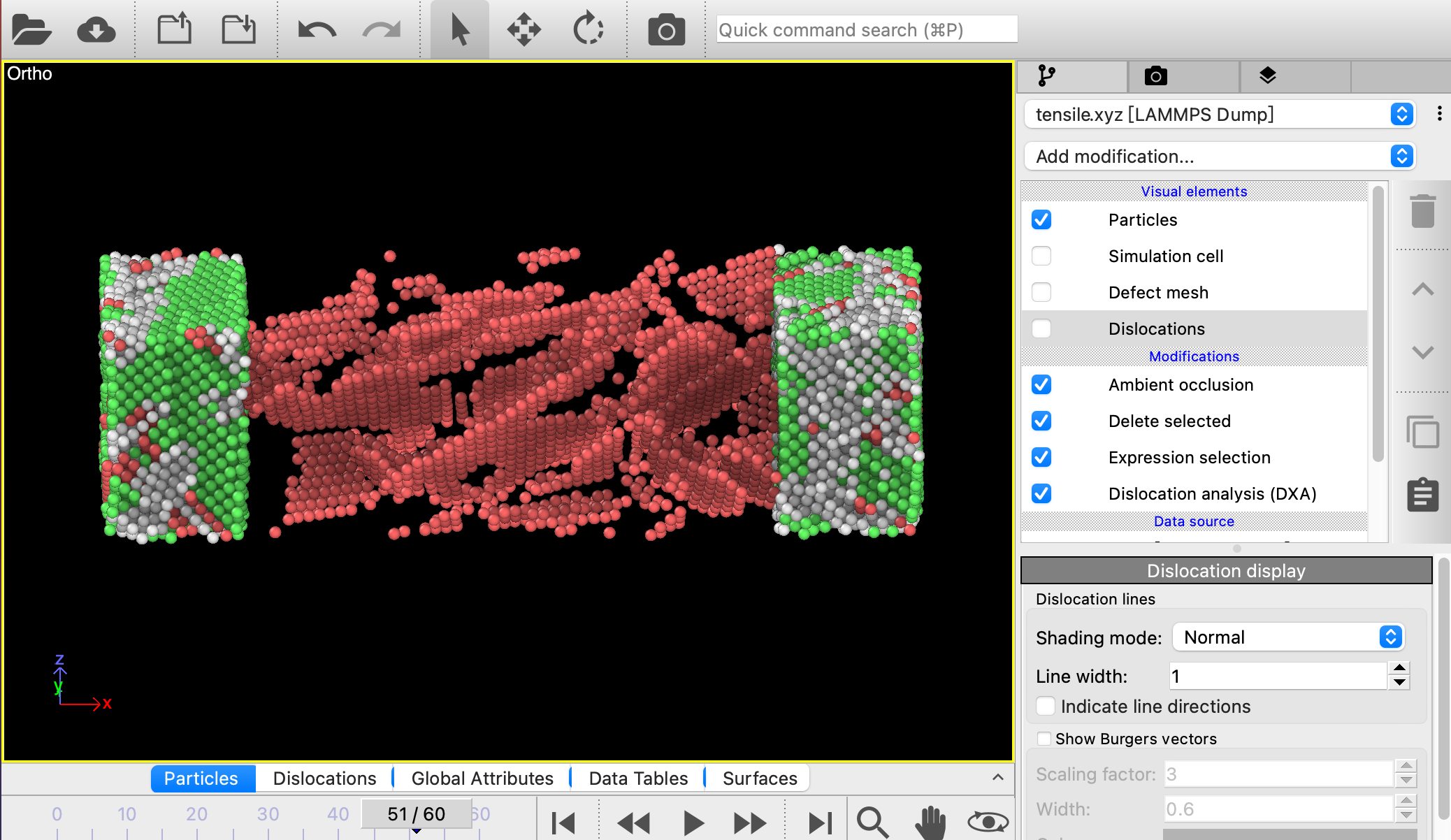 lammps教程：Ovito查看晶体内部变形方法_ovito看横截面-CSDN博客
