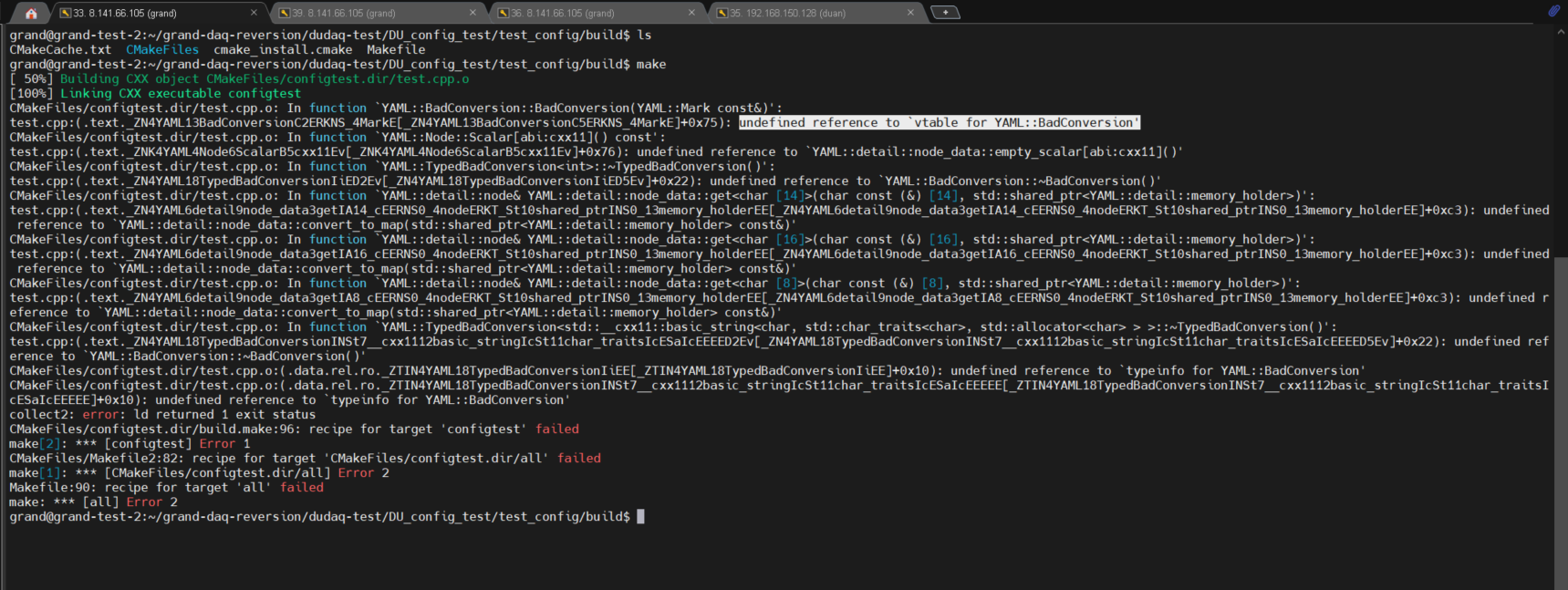 vtable for YAML::BadConversion 的解决方法_bad conversion-CSDN博客