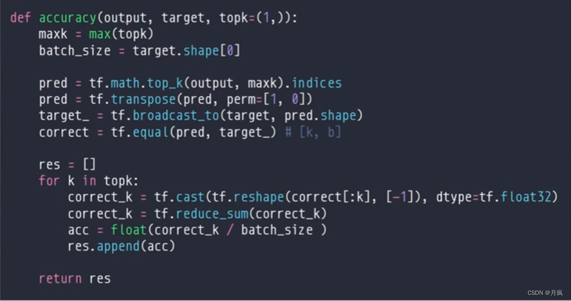 tensorflow之tensor排序和 top accuracy_top1 accuracy drop-CSDN博客