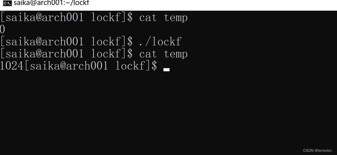 lockf()文件锁的简单实例_lockf(fileno-CSDN博客