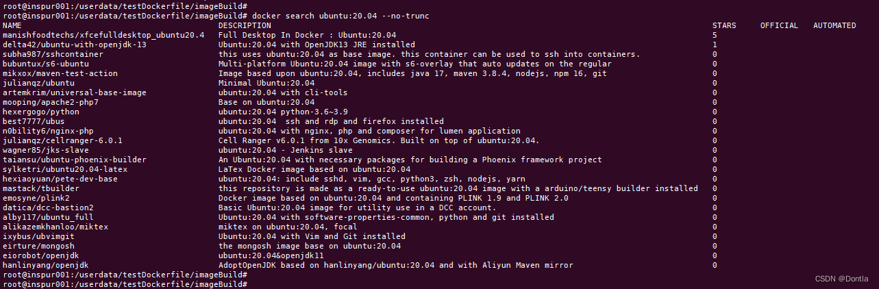 docker search（docker搜索镜像搜索）（–no-trunc）（--filter）（自动构建的镜像）（镜像库）-CSDN博客