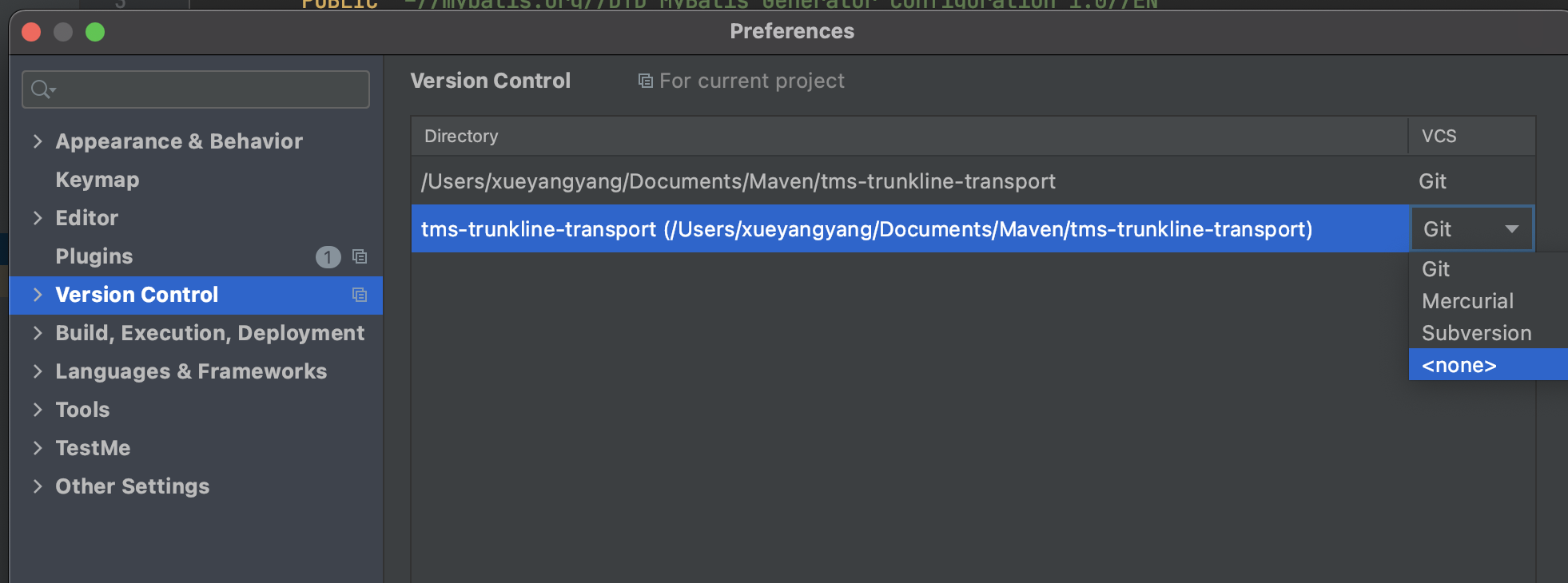 IDEA中报错：Invalid VCS root mapping-CSDN博客