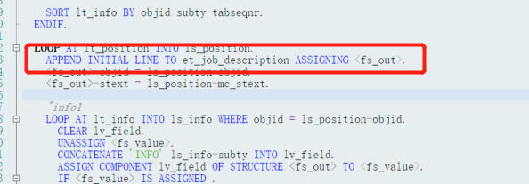 APPEND INITIAL LINE --- ABAP ASSIGN COMPONENT用法_abap append initial line to-CSDN博客