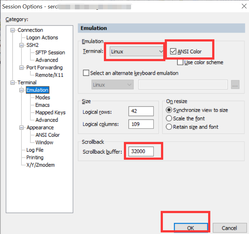 最新 SecureCRT 字体背景颜色更改 (自己记录)_crt如何设置字体七彩颜色-CSDN博客