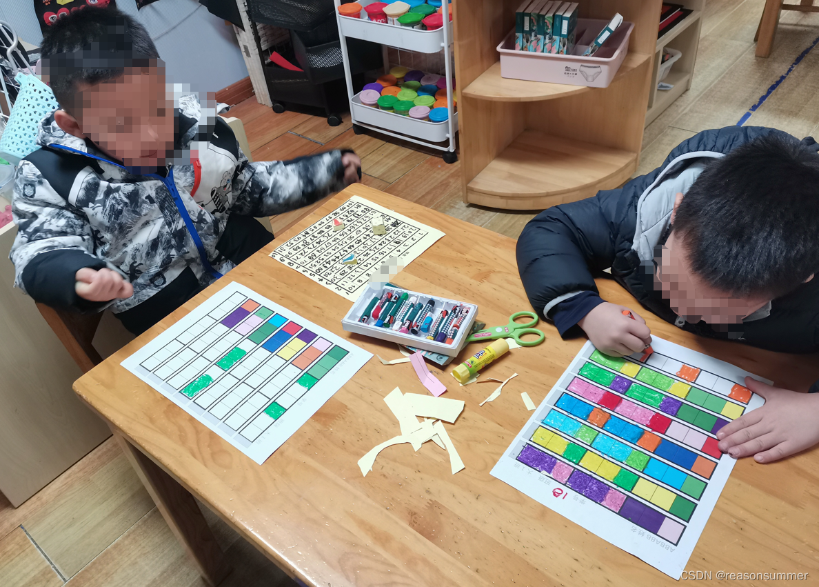 【教学类-19-03-01】20221127《ABBABB式-规律排序涂色-A4竖版2份》（中班)_abb模式图片幼儿图颜色-CSDN博客