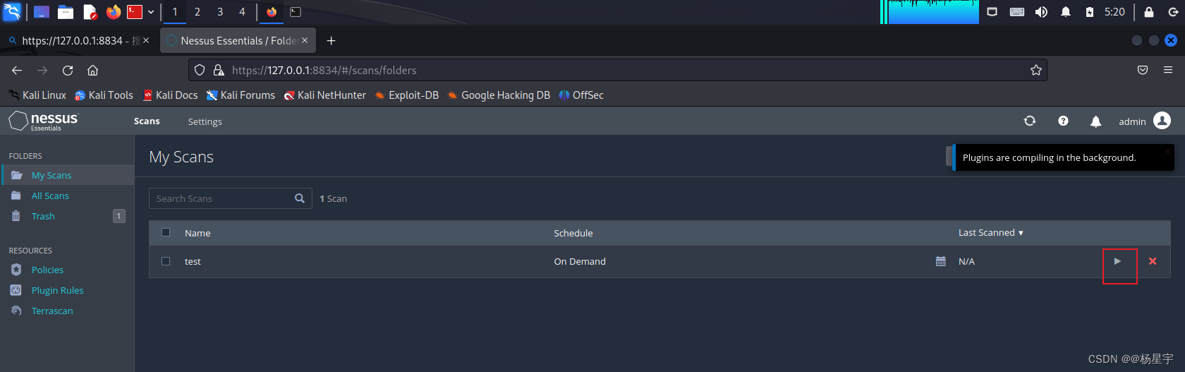 第二章 Nessus的使用_nessus只能扫ip吗-CSDN博客