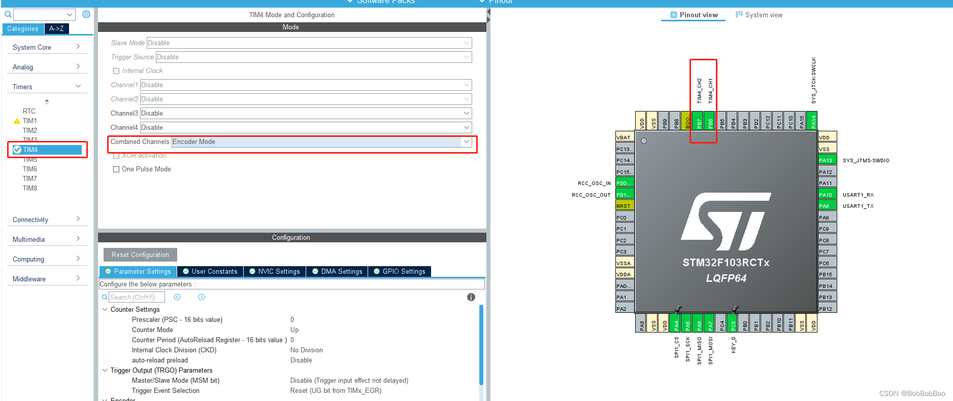 TLE5012b+STM32F103C8T6(bluepill)读取角度数据_tle5012b stm32-CSDN博客