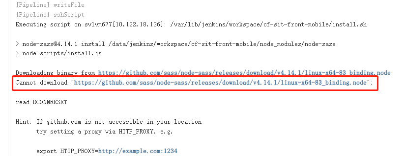 解决npm Install安装node Sass包容易失败的问题 Error Cannot Find Module ‘node Sass