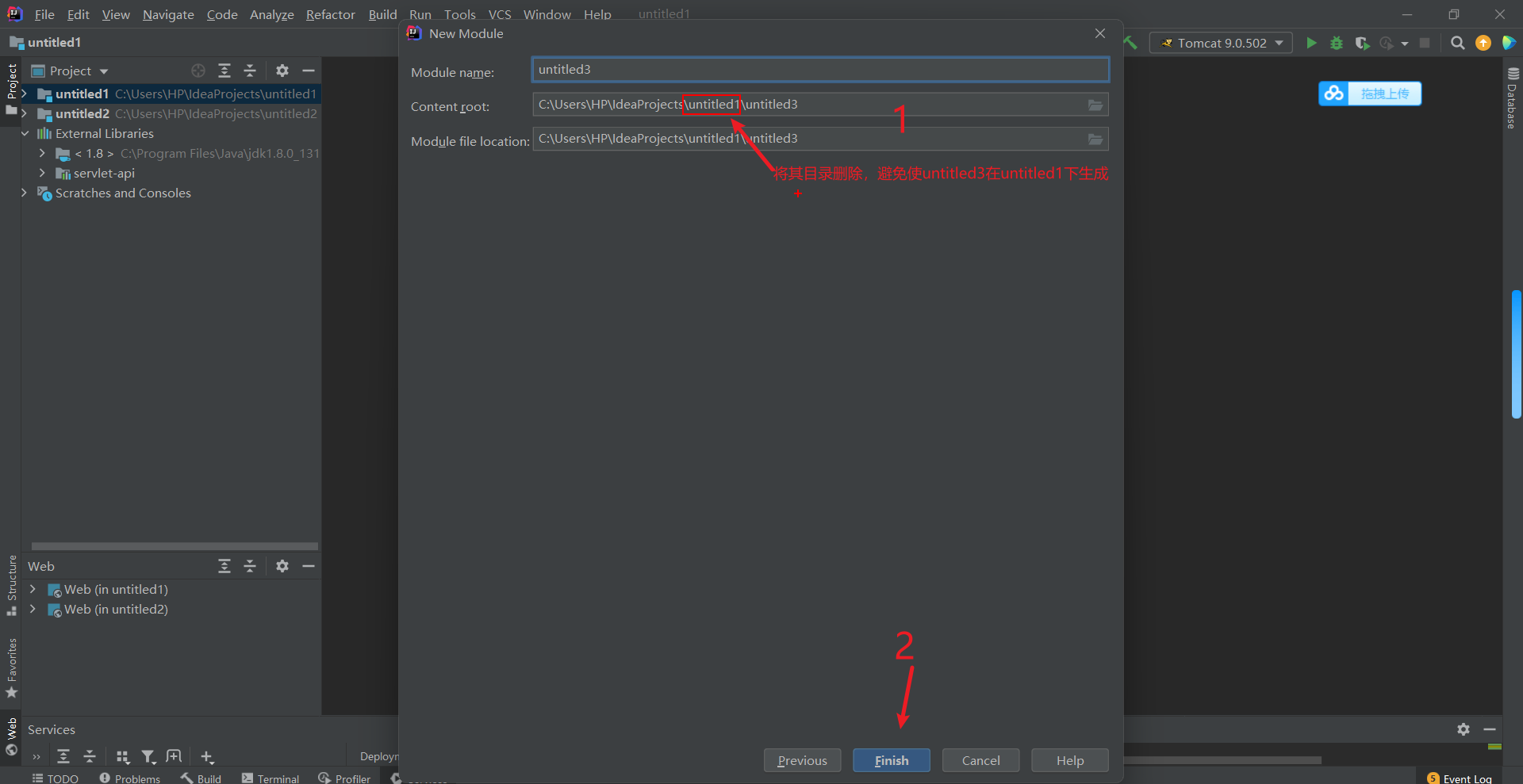 IDEA2021.1创建Java web项目与集成Tomcat以及导入Servlet.jar包_idea怎么导入servlet的包-CSDN博客