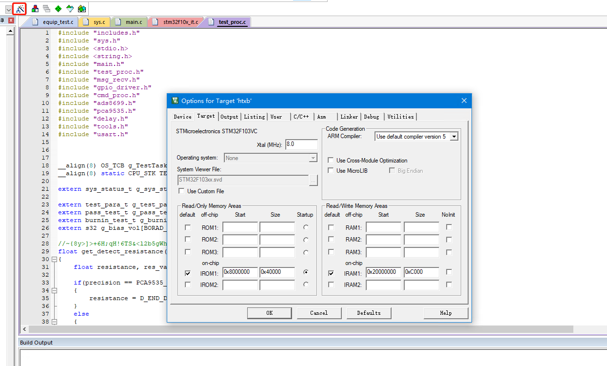 STM32F103VCT6 Keil工程配置_stm32f103vct6仿真调试设置-CSDN博客