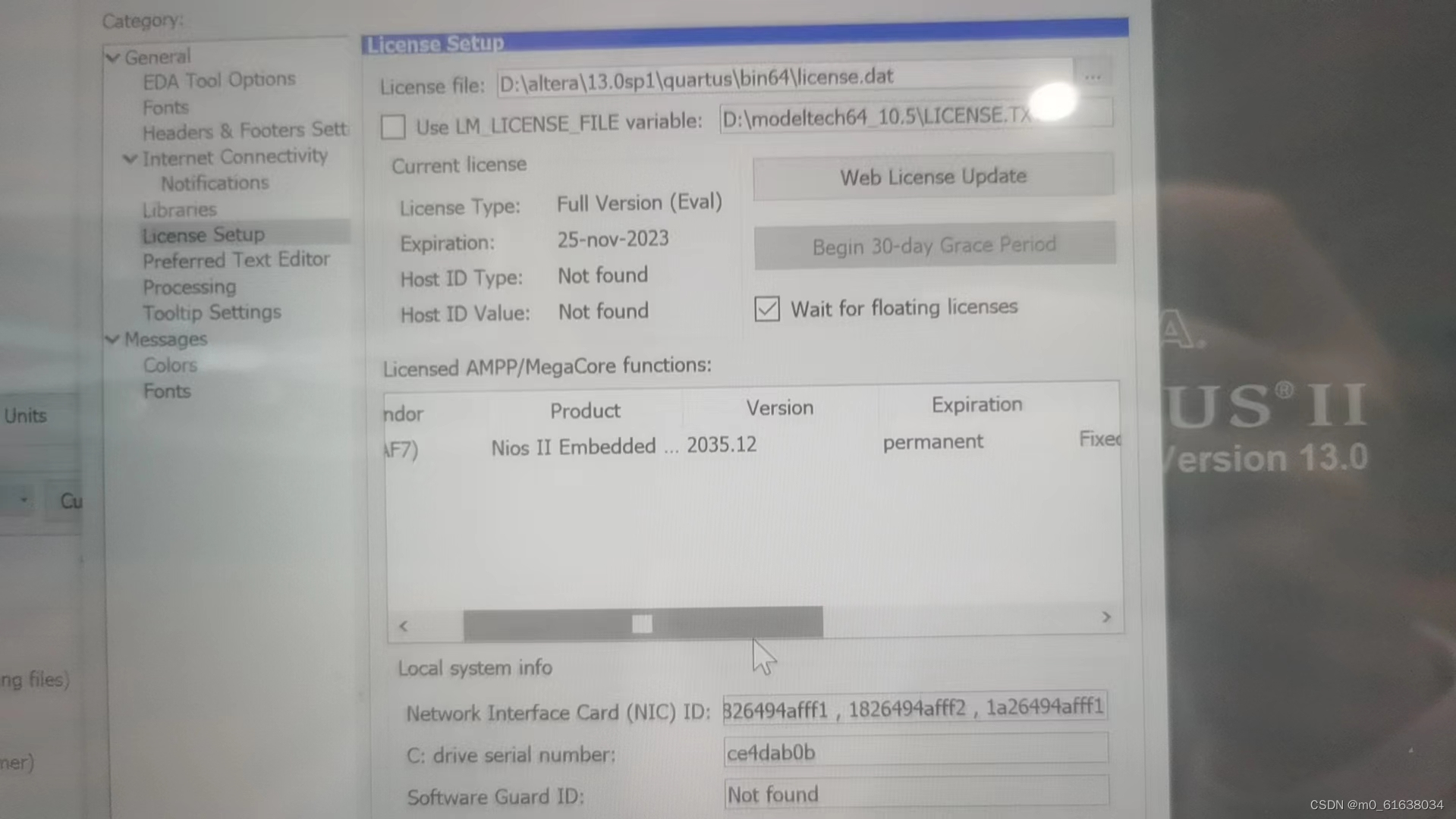 Quartusii 和modelsim破解过程整理，eee339DE1开发板引脚约束的原理图和pinout资料_quartus2是否破译成功-CSDN博客