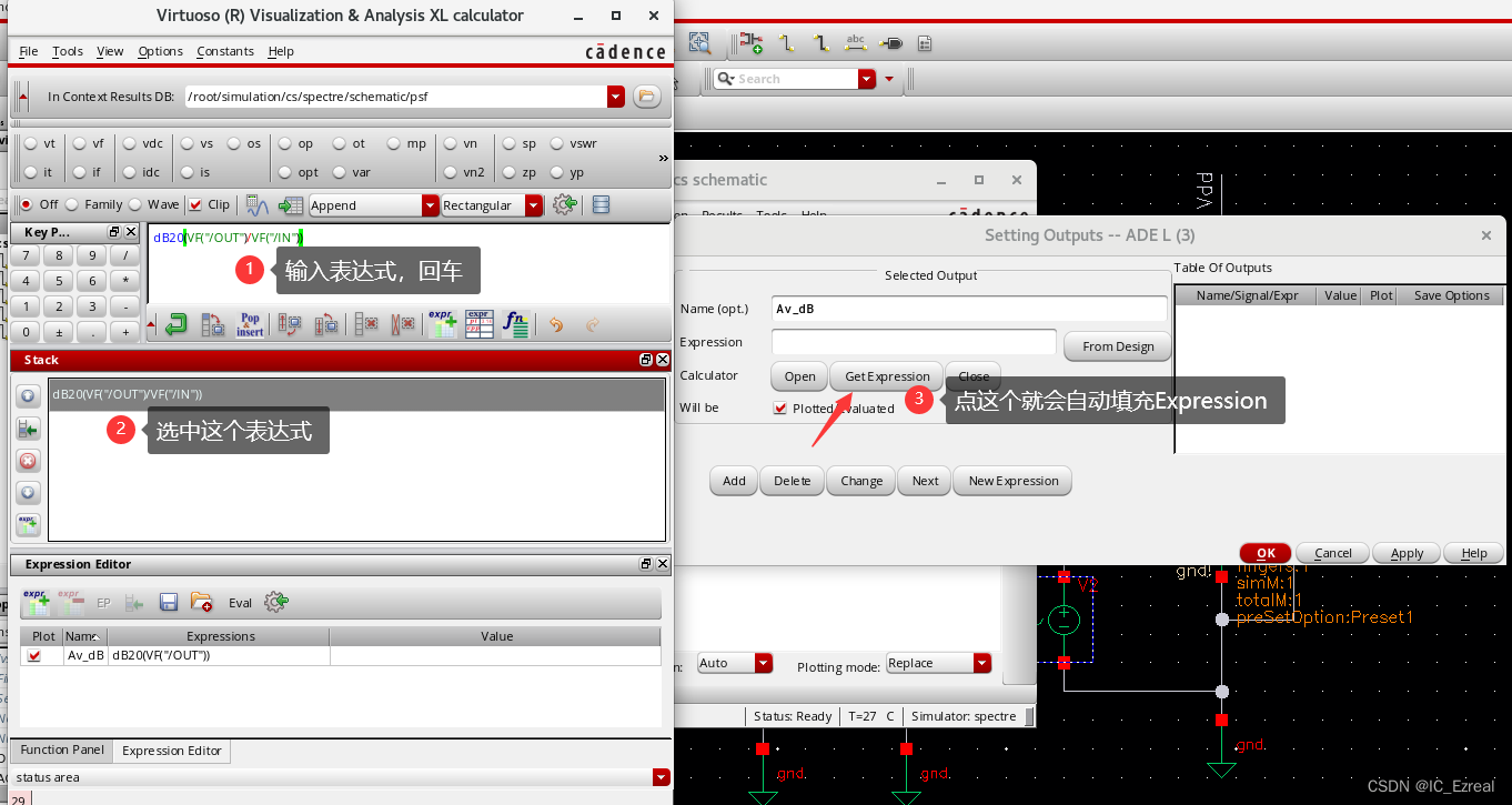【Cadence Virtuoso】IC学习笔记2：CS放大器仿真与分析_cadence virtuoso仿真-CSDN博客