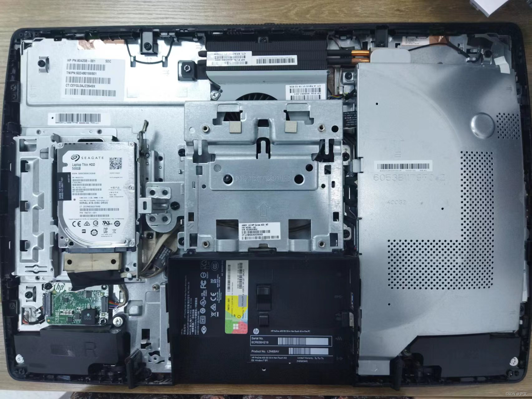 HP ProOne G2 20-in 一体机开后盖换电池记事_hp all in one一体机拆机-CSDN博客