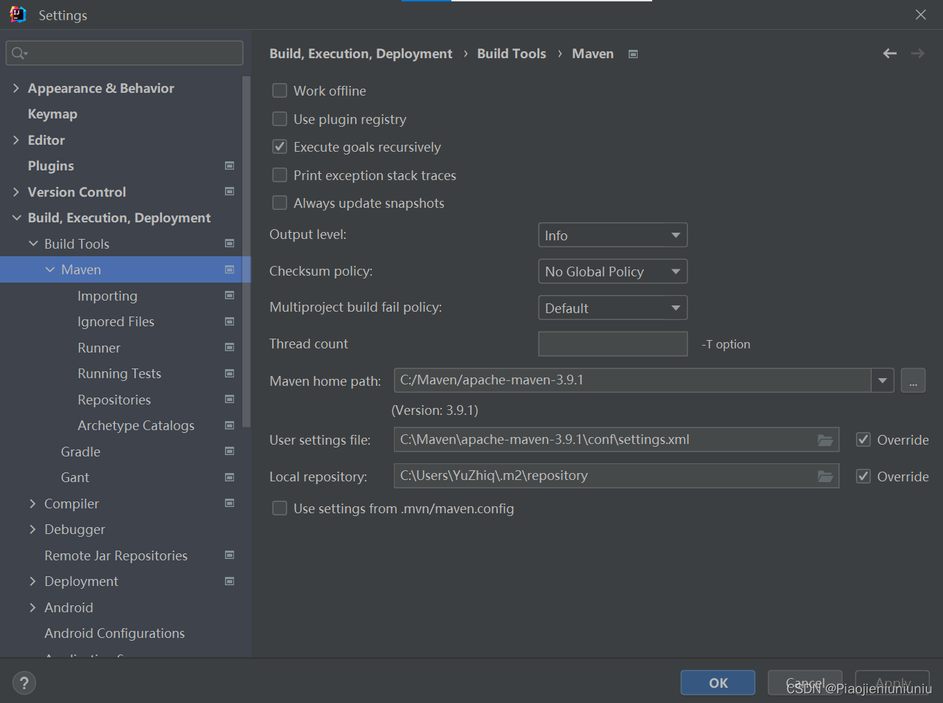 Windows系统下Maven的安装以及在idea中如何配置_idea mvn windows powershell 配置-CSDN博客