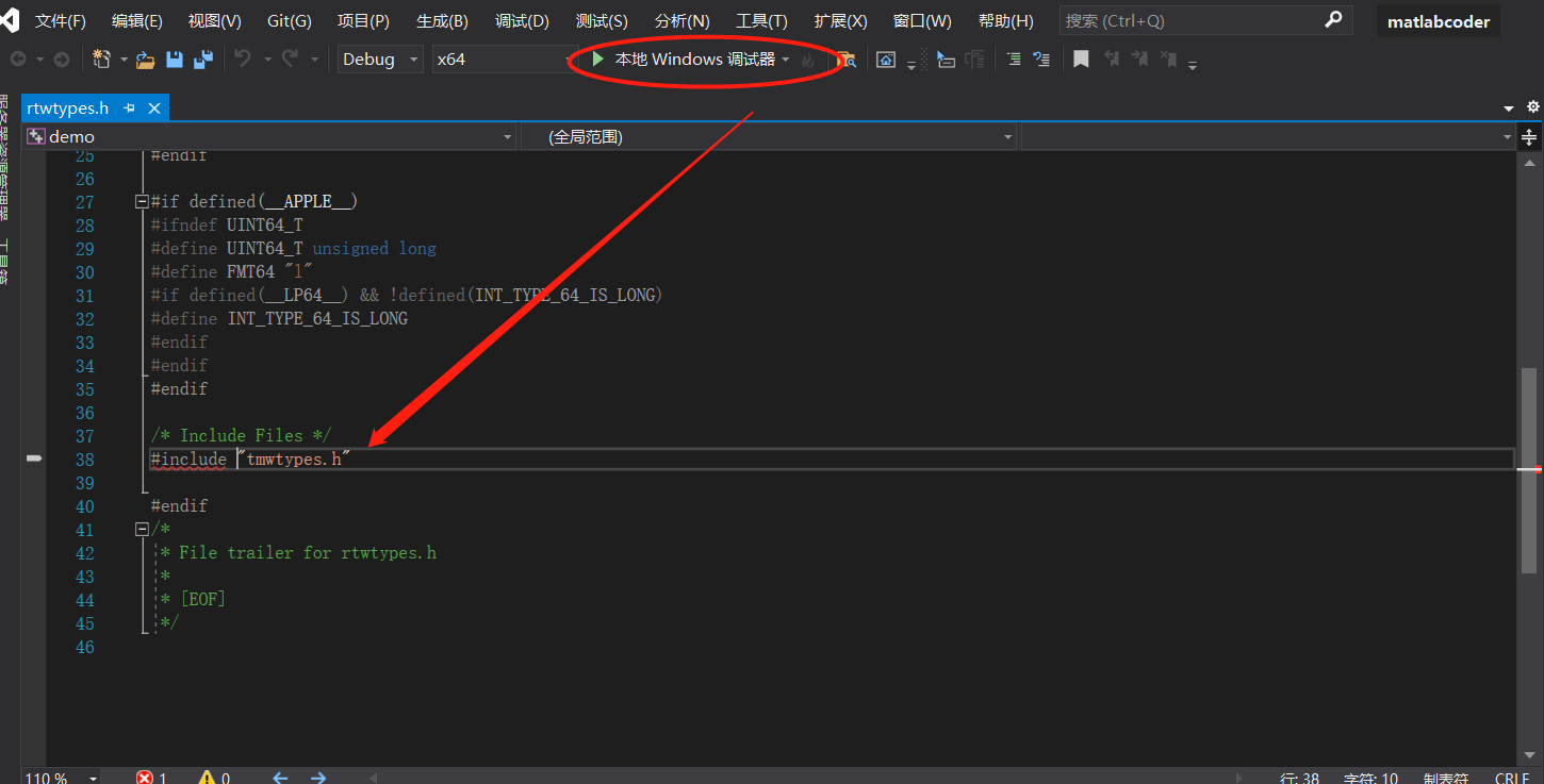 matlab coder：.m转成c语言，并实现VS里实例运行，二维数组传递_matlab m文件编译为c程序-CSDN博客