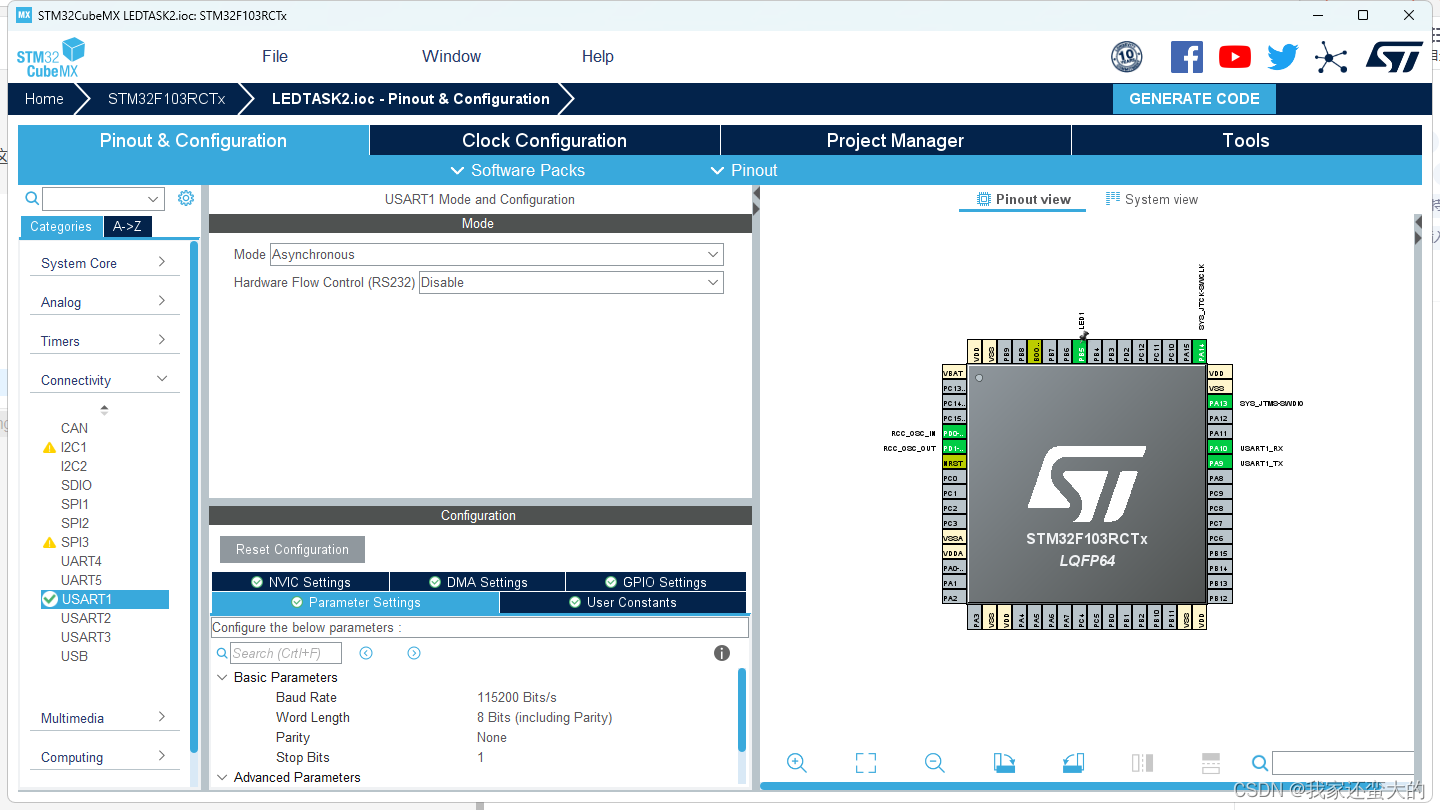 STM32CUBEMX+FreeRTOS开发笔记2-----Usart发送_freertos下串口发送-CSDN博客