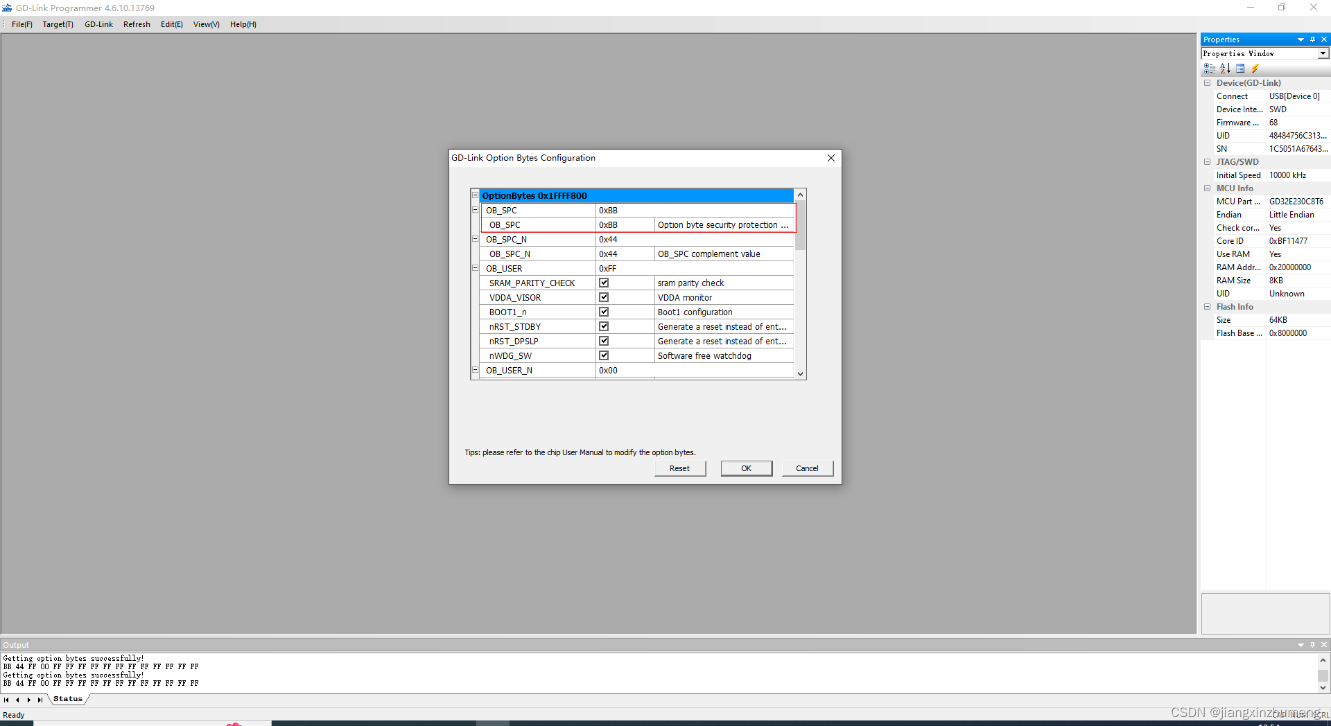 GD32读保护_gd-link programmer-CSDN博客