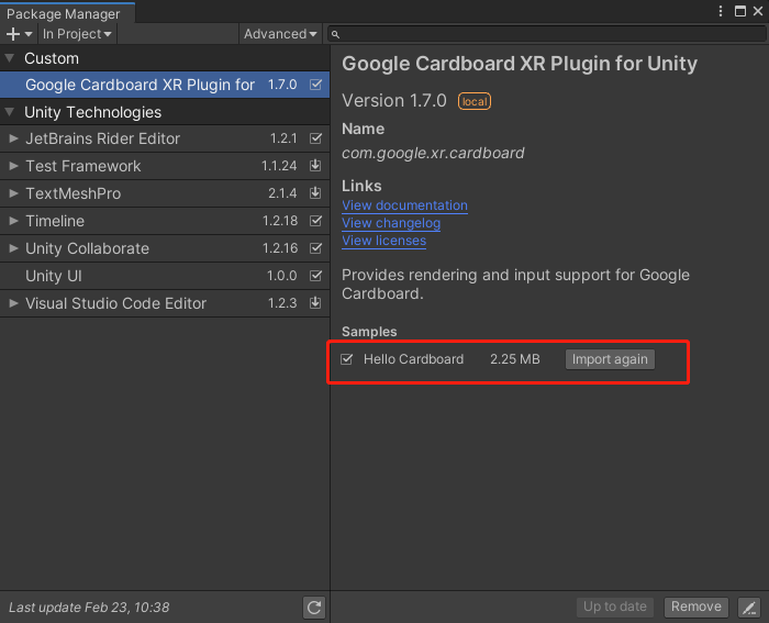 Google CardBoard SDK for Unity集成指南-CSDN博客