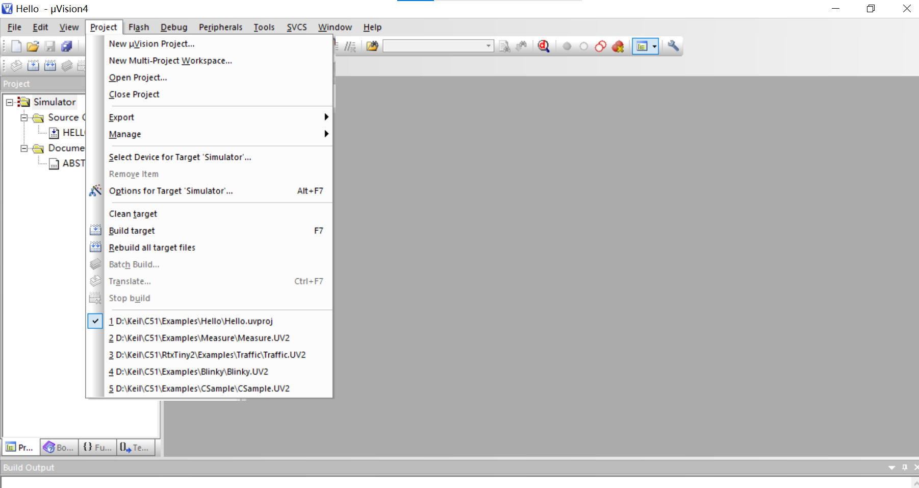 单片机——Keil uVision4新建工程_uvision4怎么创建工程-CSDN博客