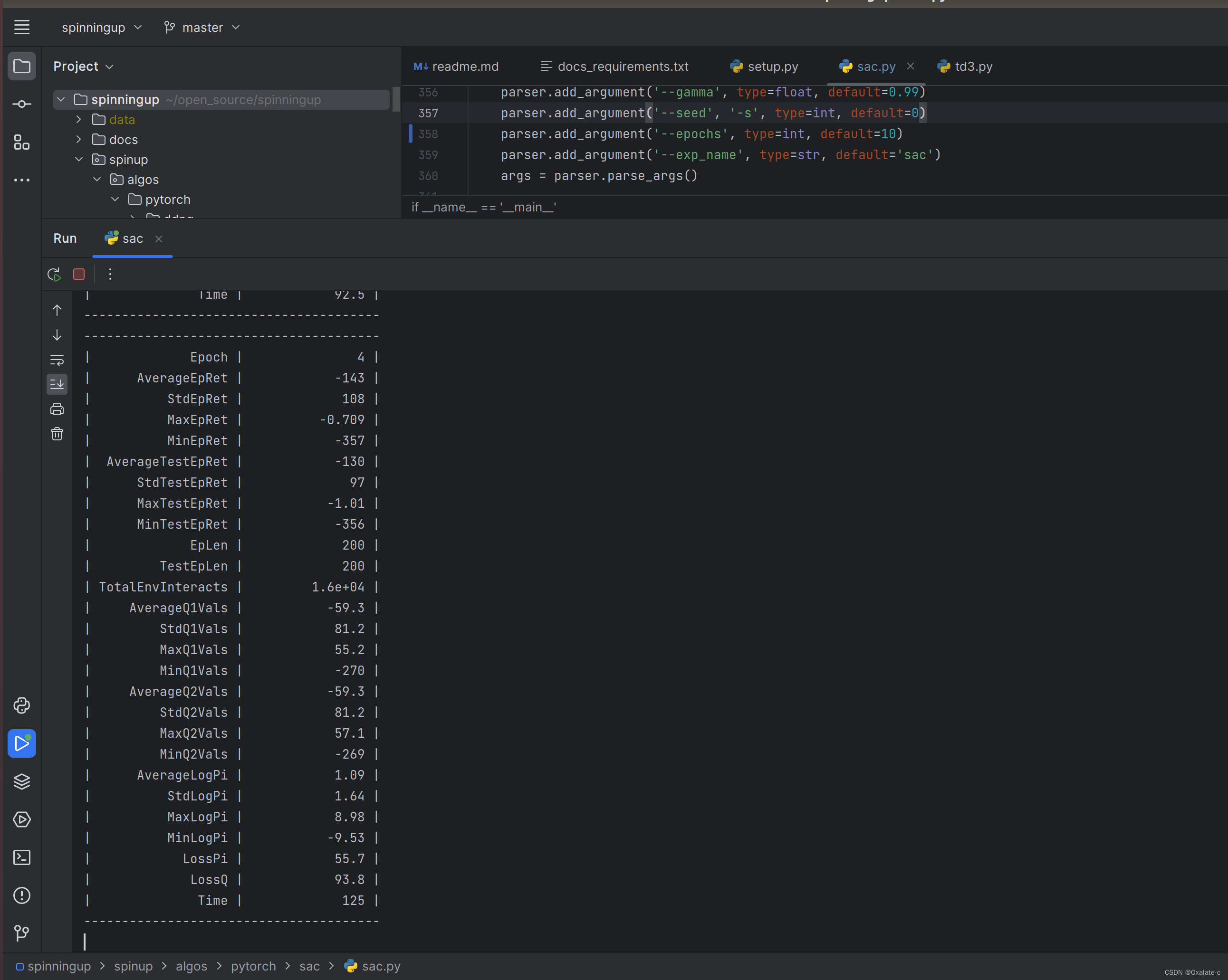 SAC (Soft Actor-Critic)-spinning up实战详解_sac的critic-CSDN博客