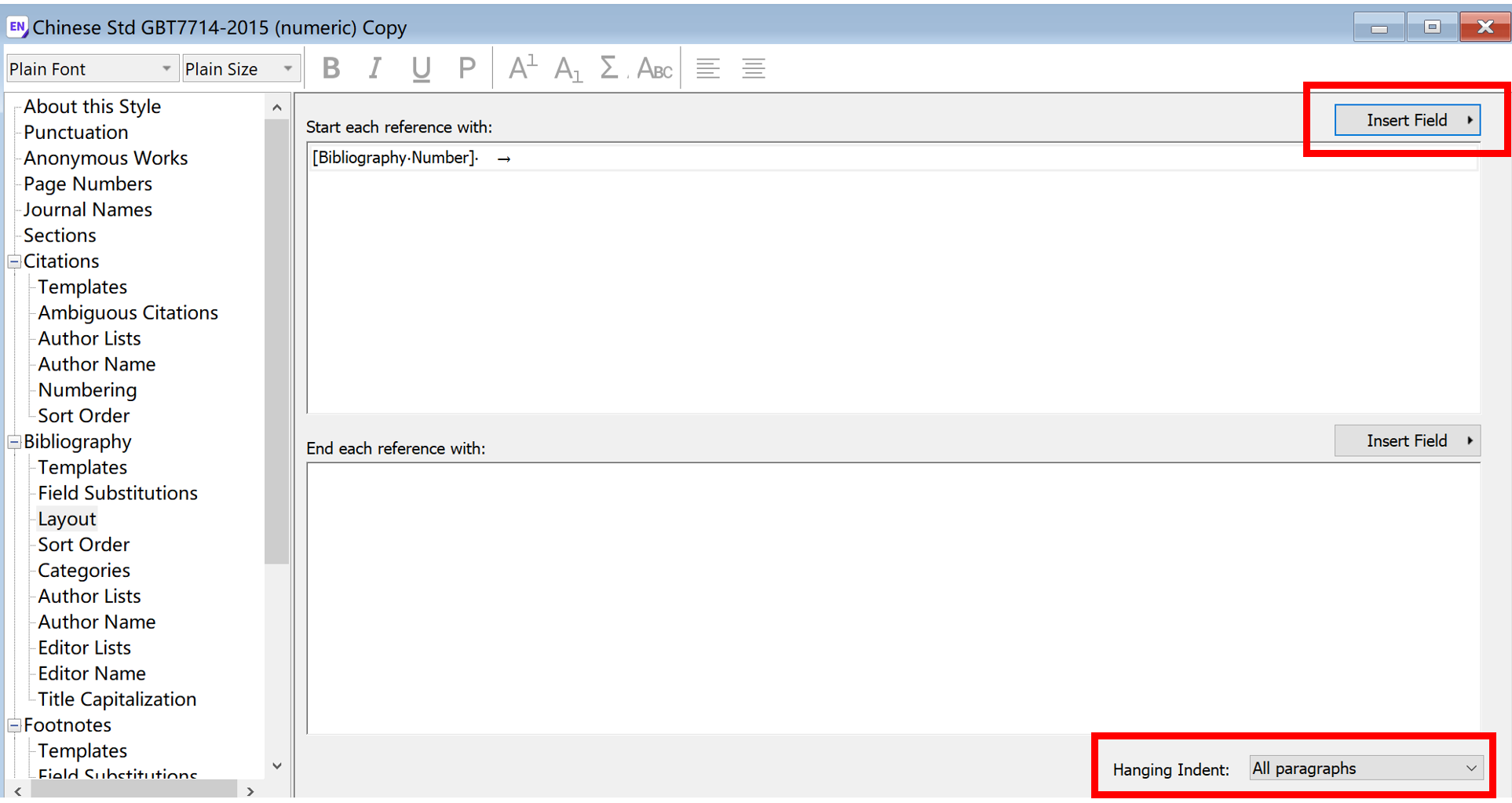 Endnote插入文献的格式问题（缩进问题）_endnote文献缩进不一致-CSDN博客