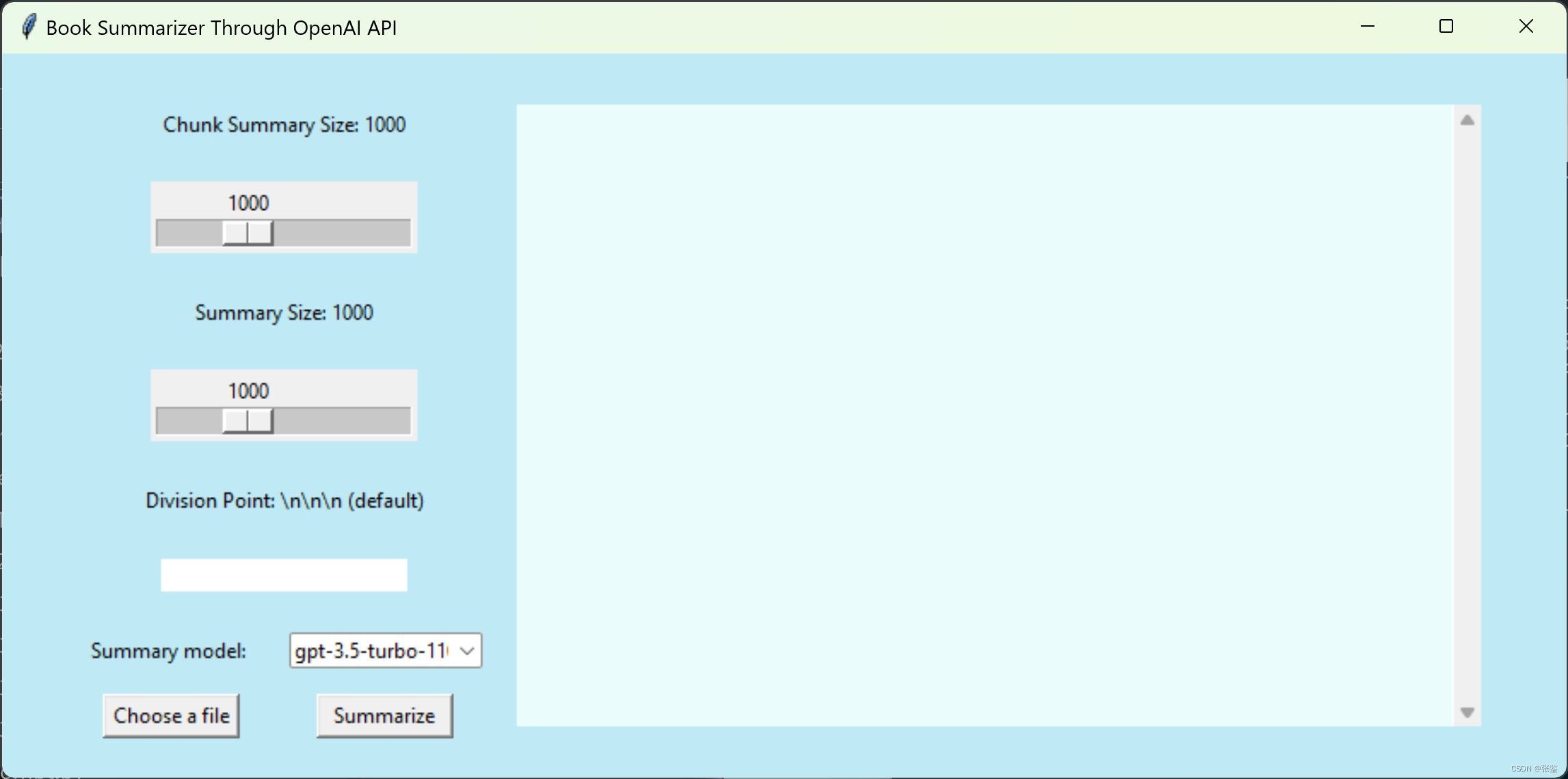 使用OpenAI API 做 Book Summary：(一)项目目标和架构_summary prompt-CSDN博客