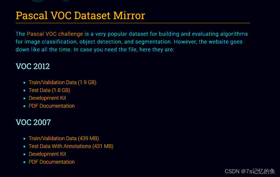 voc数据集下载-CSDN博客