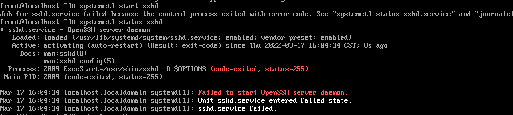 CentOS7.5 修改默认ssh端口号,重启sshd服务失败如何解决？_centos7.5修改ssh端口后报错-CSDN博客