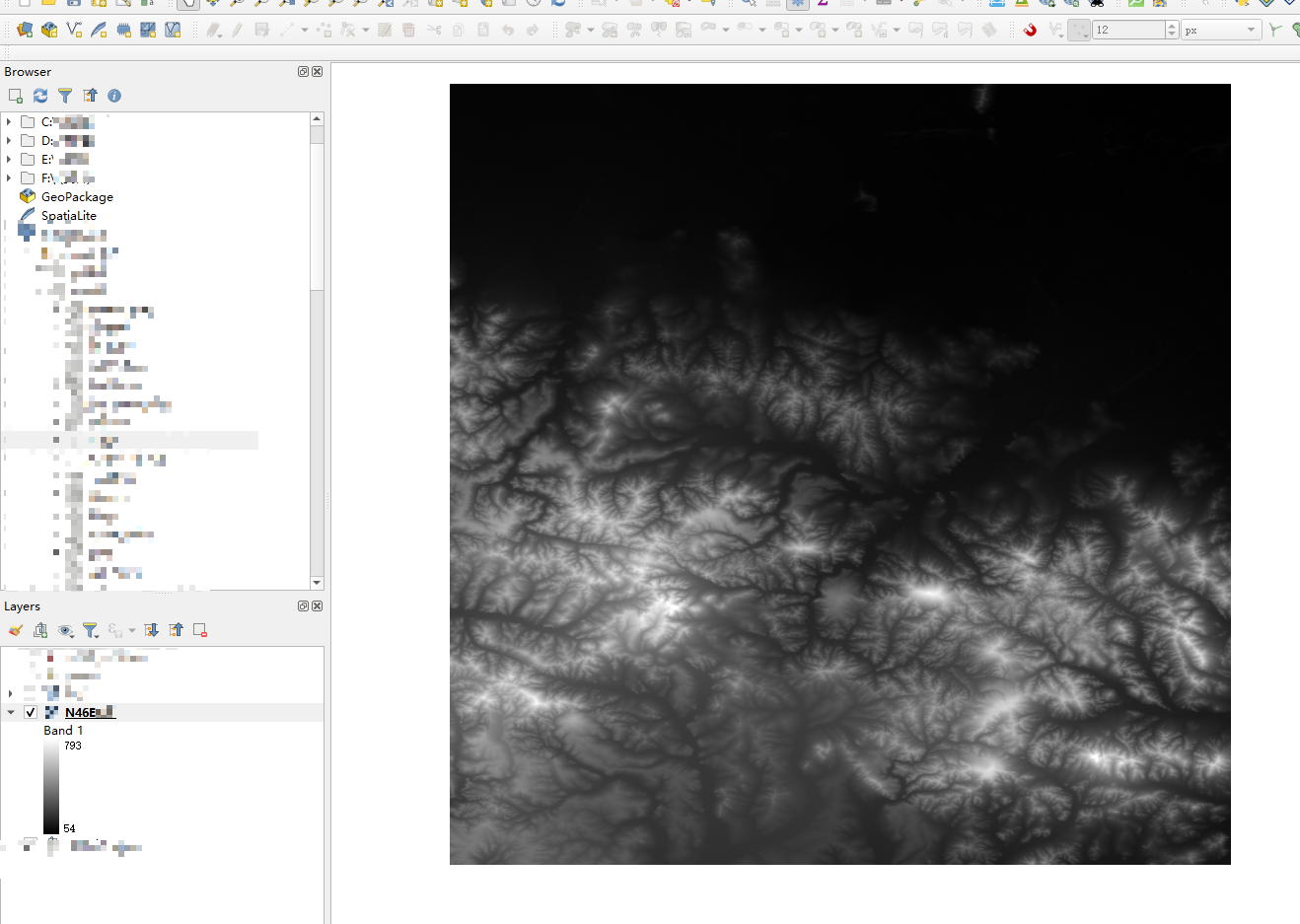 通过qgis下载高程数据并进行矢量数据高程的计算(download Elevation Data Through Qgis And Calculate Vector Data