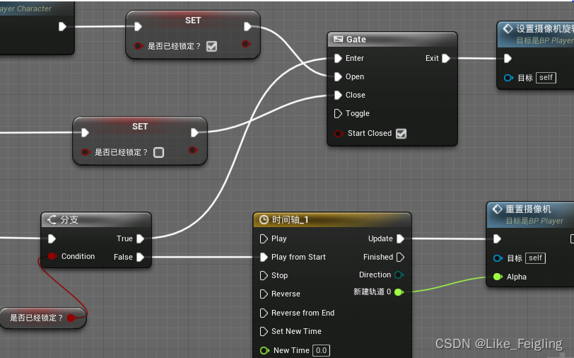 UE4 RPG游戏player制作笔记——锁定目标_ue4摄像机锁定-CSDN博客