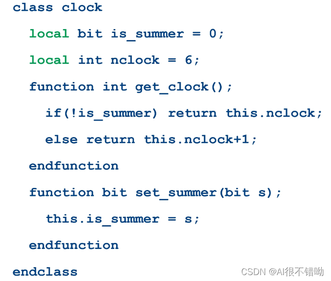 【systemverilog 之 面向对象】~ 类和对象、类的成员、类的继承、句柄、包systemverilog 类 对象 Csdn博客