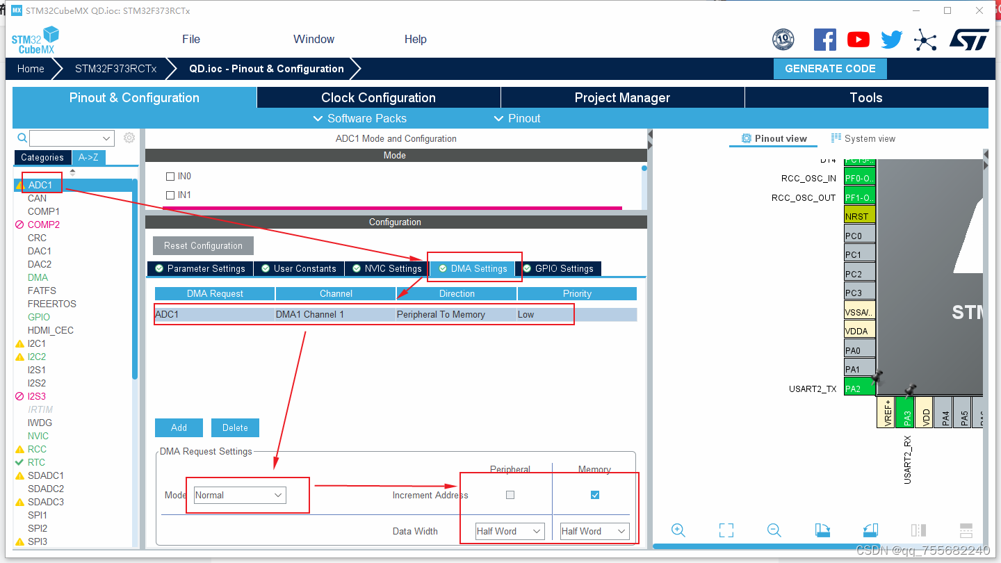 STM32_HAL库—ADC采集数据_hal库adc采集_qq_755682240的博客-CSDN博客