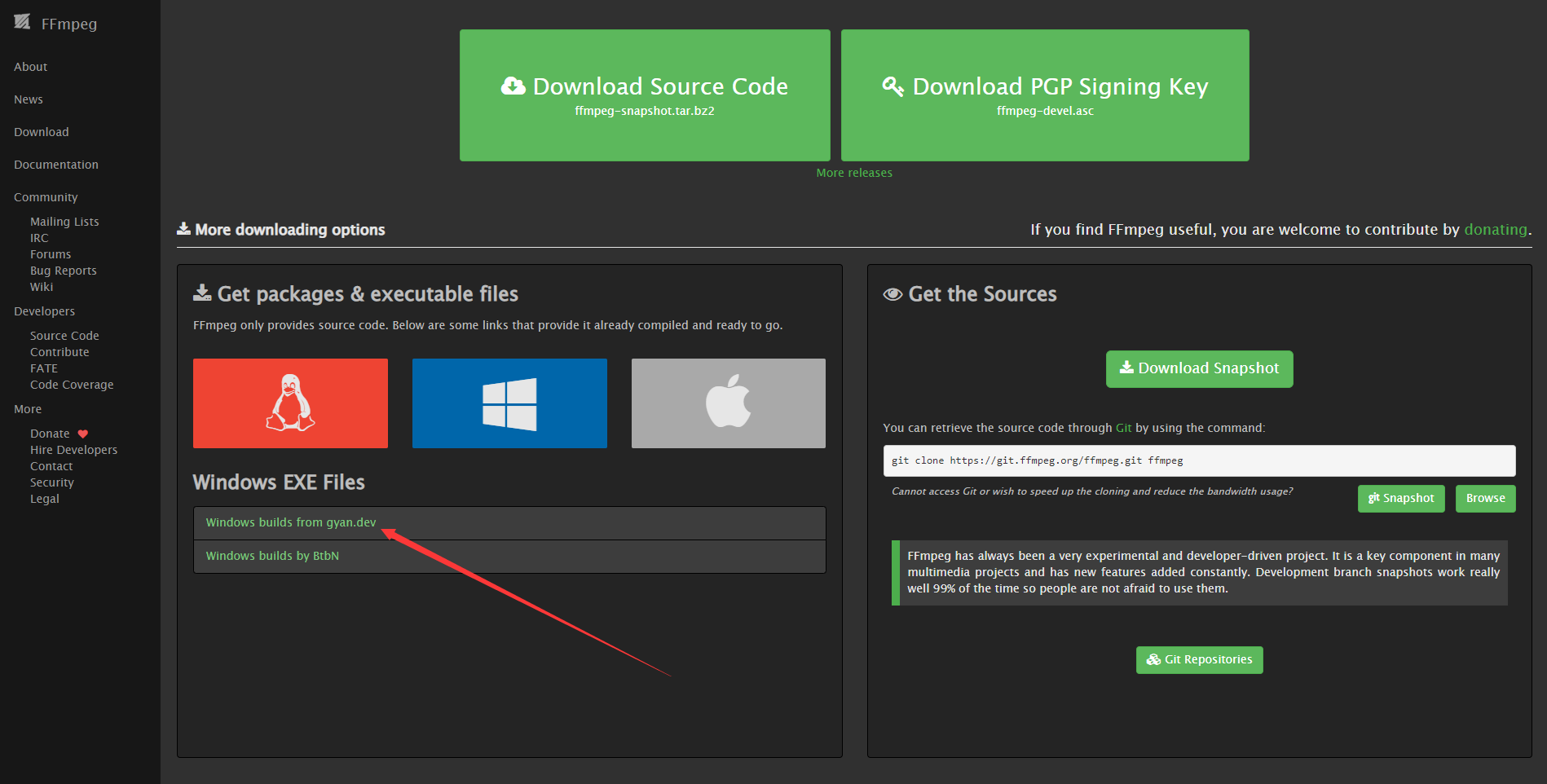 Python library configuration problems - "Could not find ffmpeg or avconv - defaulting to ffmpeg ...