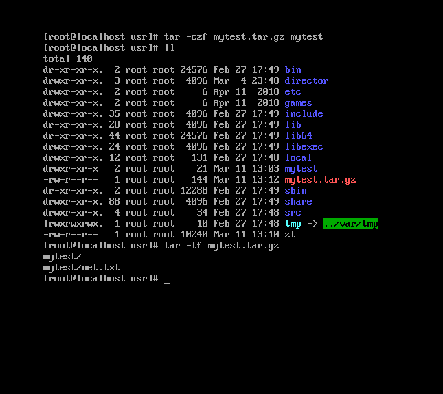 Linux如何使用tar命令来用于目录/文件创建归档及压缩_linux用tar命令归档文件，指明创建文件并列出详细过程-CSDN博客