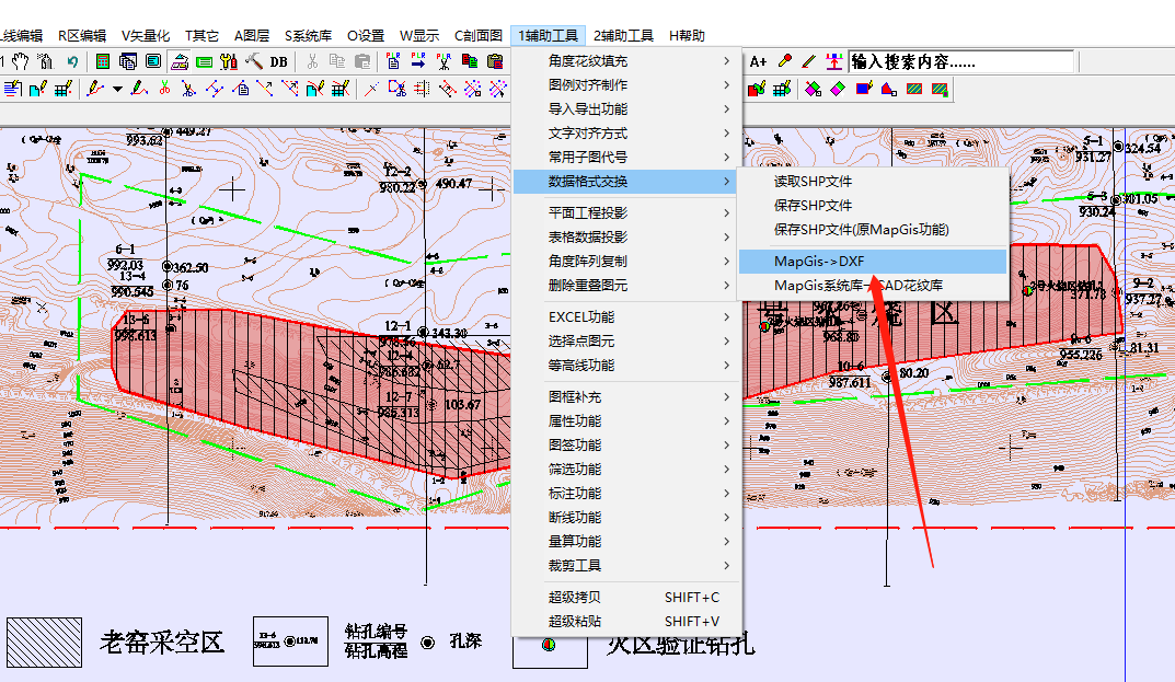 关于MAPGIS文件转CAD文件的问题处理_mapgis转cad时颜色乱了-CSDN博客