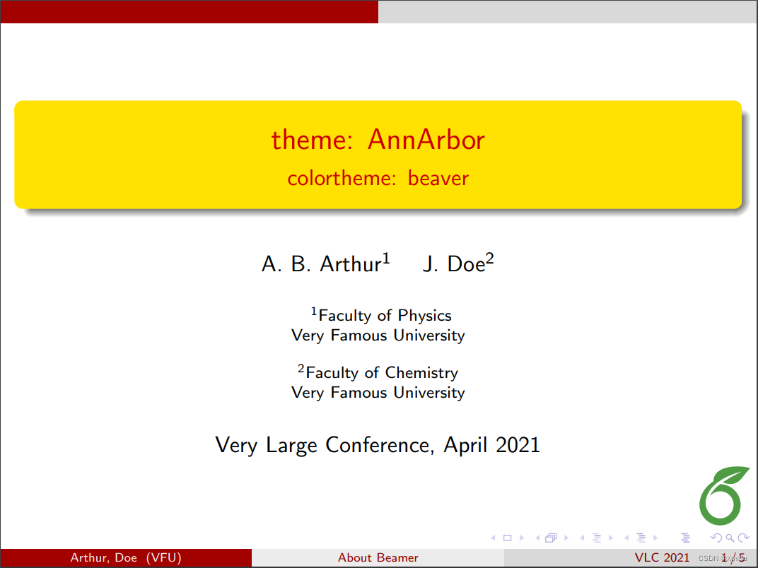 Beamer 介绍及教程-CSDN博客