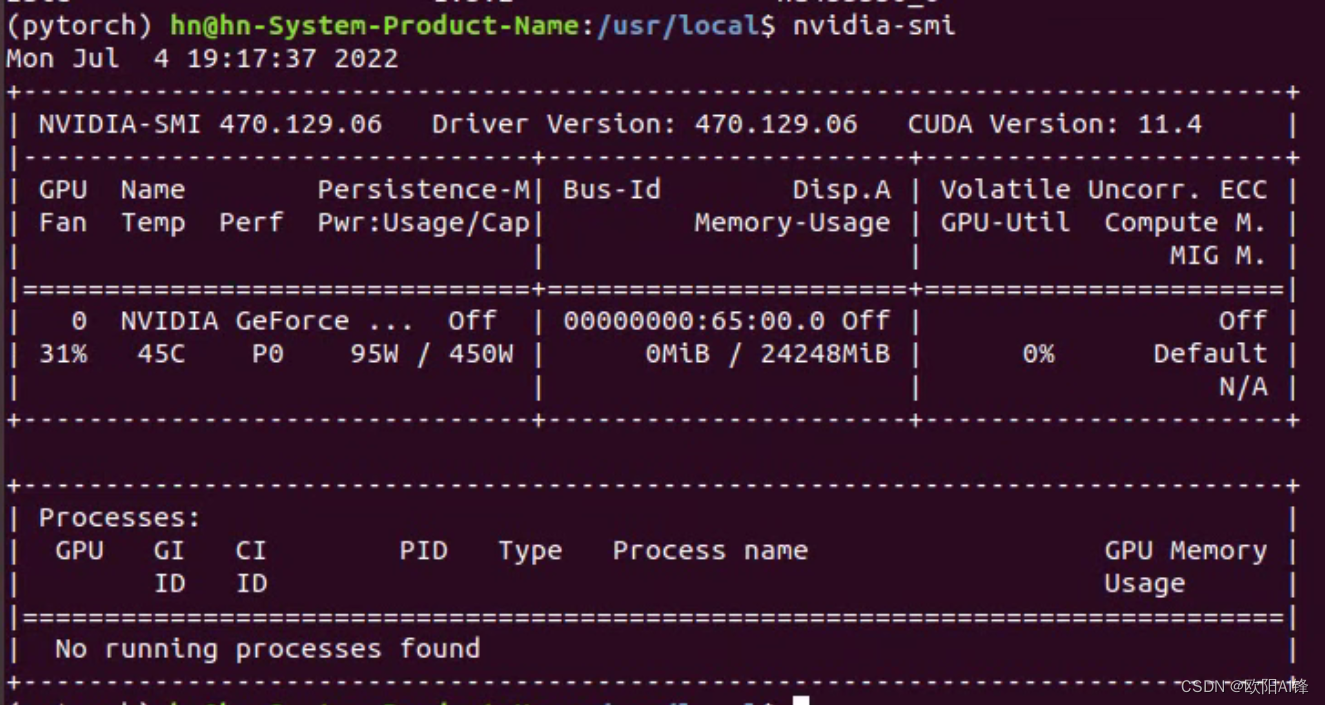 Ubuntu系统nvidia-smi命令报错_ubuntu no device were found-CSDN博客