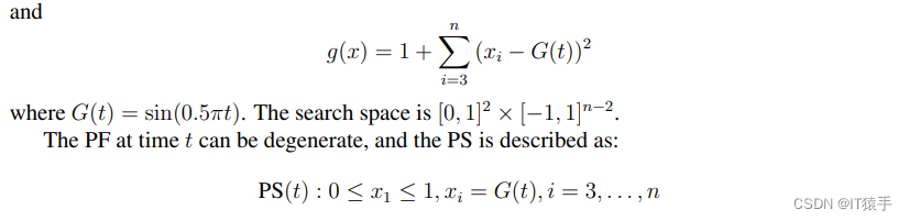 CEC2018：动态多目标测试函数DF10~DF14的PS及PF_df测试函数-CSDN博客