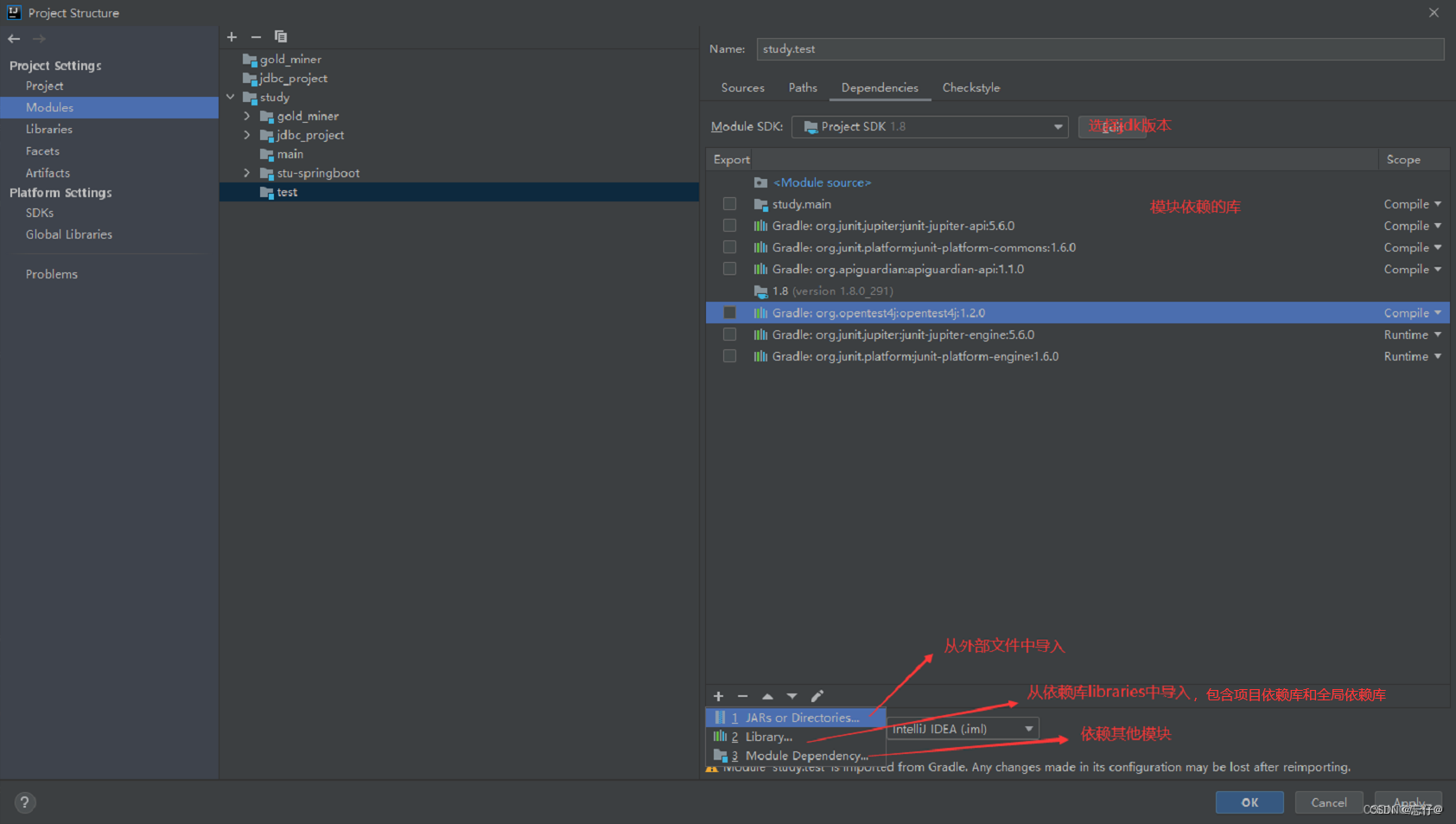 IDEA的项目结构Project Structure界面说明_idea project structure 设置-CSDN博客