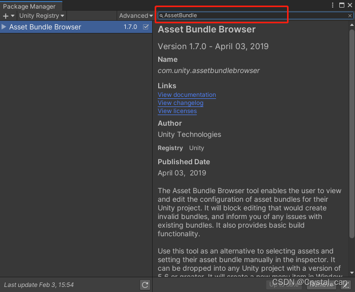 AssetBundle(AB包)教程_csdn google ab包-CSDN博客