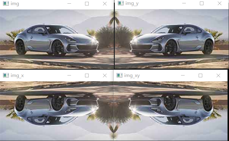 OpenCV学习笔记（四）——图像的连接与变换（cv.vconcat()、cv.hconcat()、cv.resize()、cv.flip()）_opencv hconcat-CSDN博客