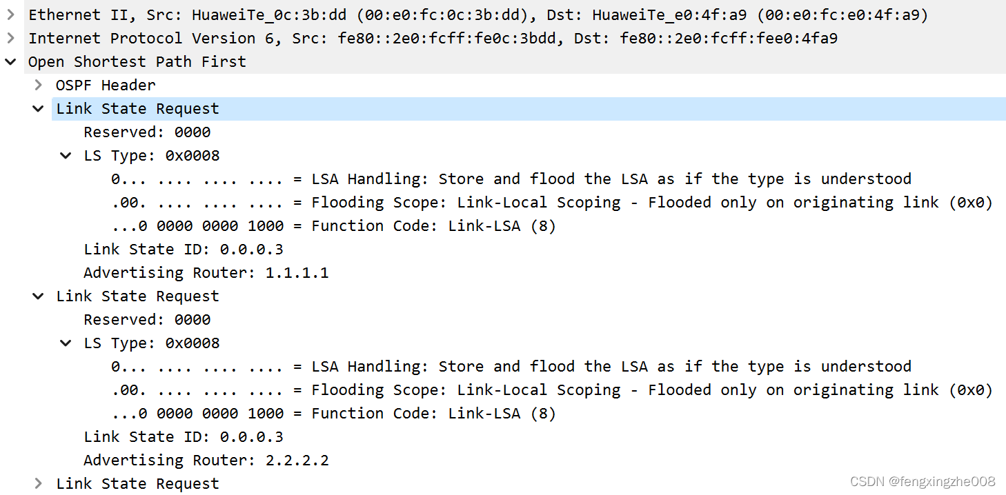 基于IPv6的OSPFv3/ISISv6-原理介绍+报文解析+配置示例-CSDN博客