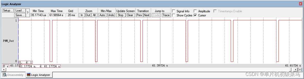 利用51单片机定时器模拟输出PWM波_51单片机定时器输出pwm波-CSDN博客
