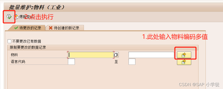 SAP系统MM模块MM17如何使用？物料主数据如何批量修改？_sap mm17-CSDN博客