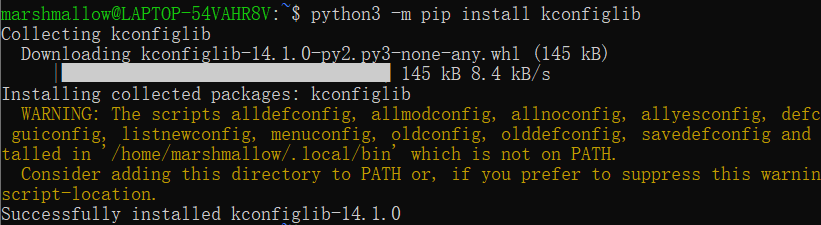 在Linux环境下载kconfiglib包，报错：No matching distribution found for kconfiglib。-CSDN博客