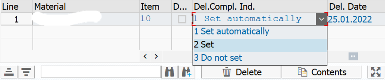 "Delivery Completed" Indicator in SAP MM purchase order - Programmer Sought