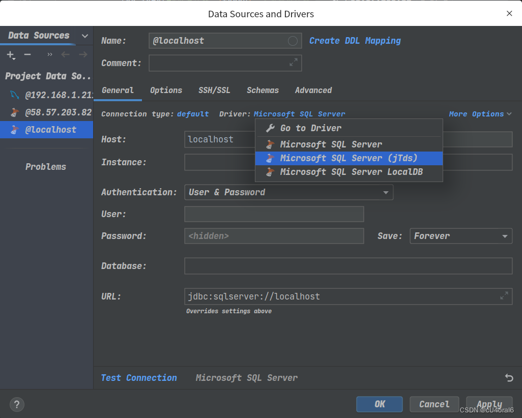 datagrip驱动程序无法通过使用安全套接字层(SSL)加密与 SQL Server 建立安全连接_datagrip ssl-CSDN博客